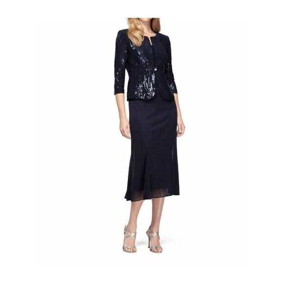 Alex Evenings | Jackets & Coats | Alex Evenings Womens Sequined Evening ...